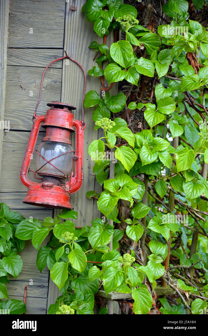 Old red lantern hi-res stock photography and images - Alamy