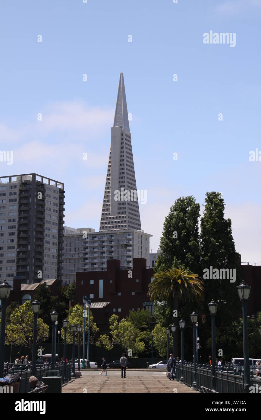 trans america pyramid in san francisco Stock Photo - Alamy