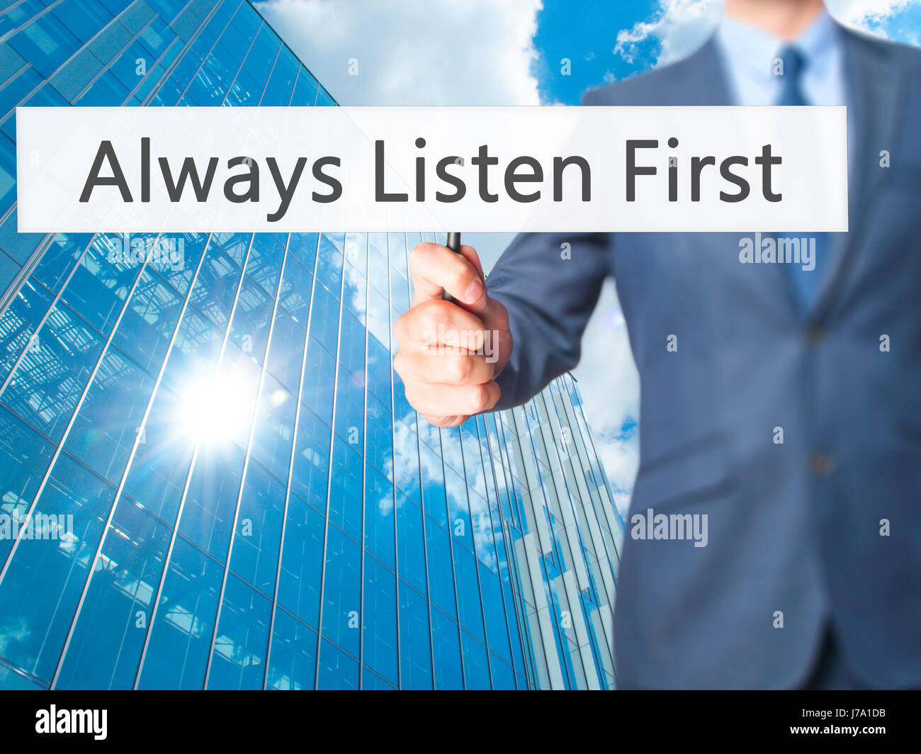 Always listen first hi-res stock photography and images - Alamy