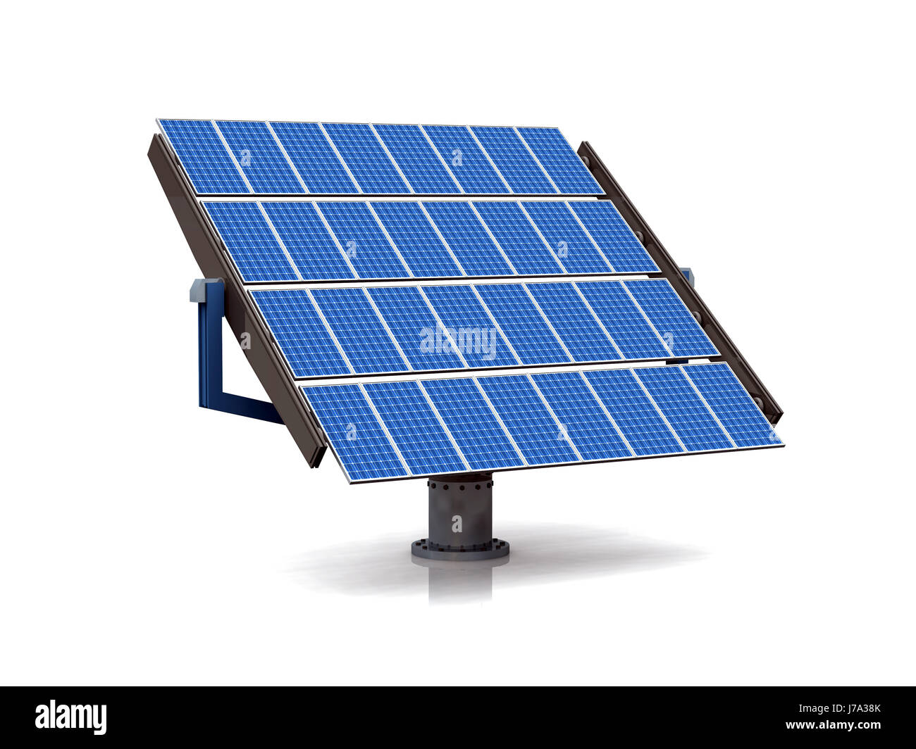 solar concept - blue on white 03 Stock Photo - Alamy