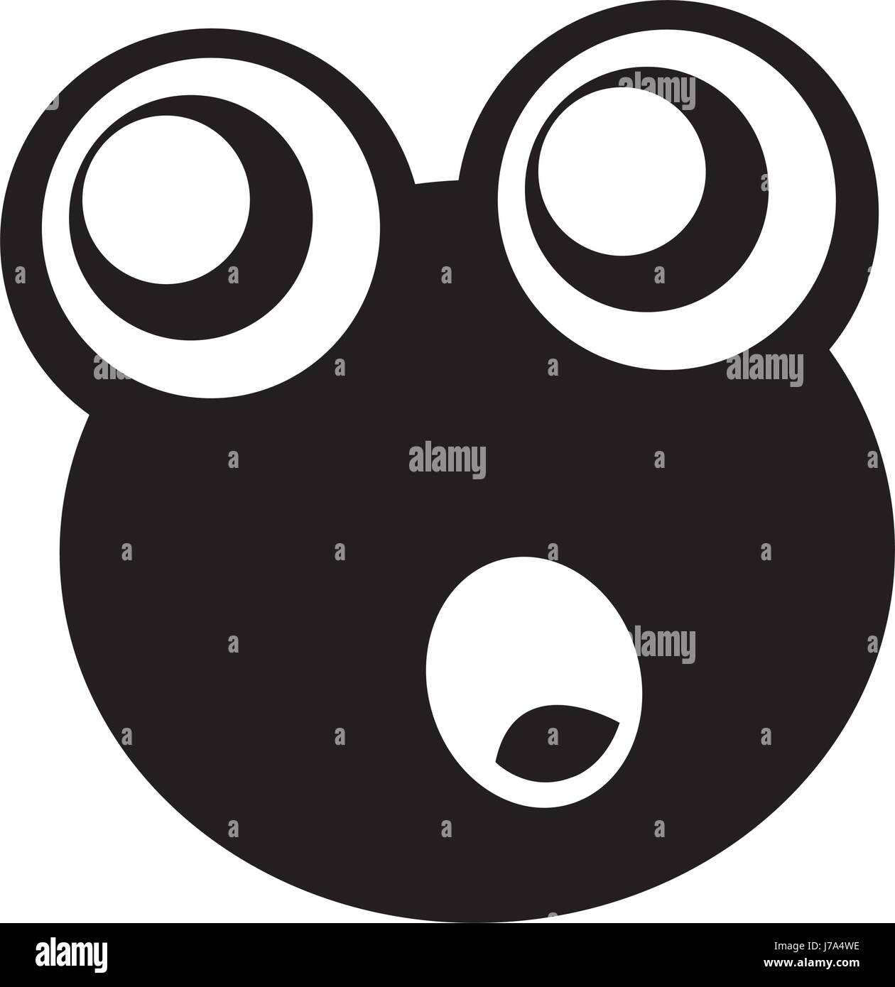 comic frog character icon Stock Vector Image & Art - Alamy
