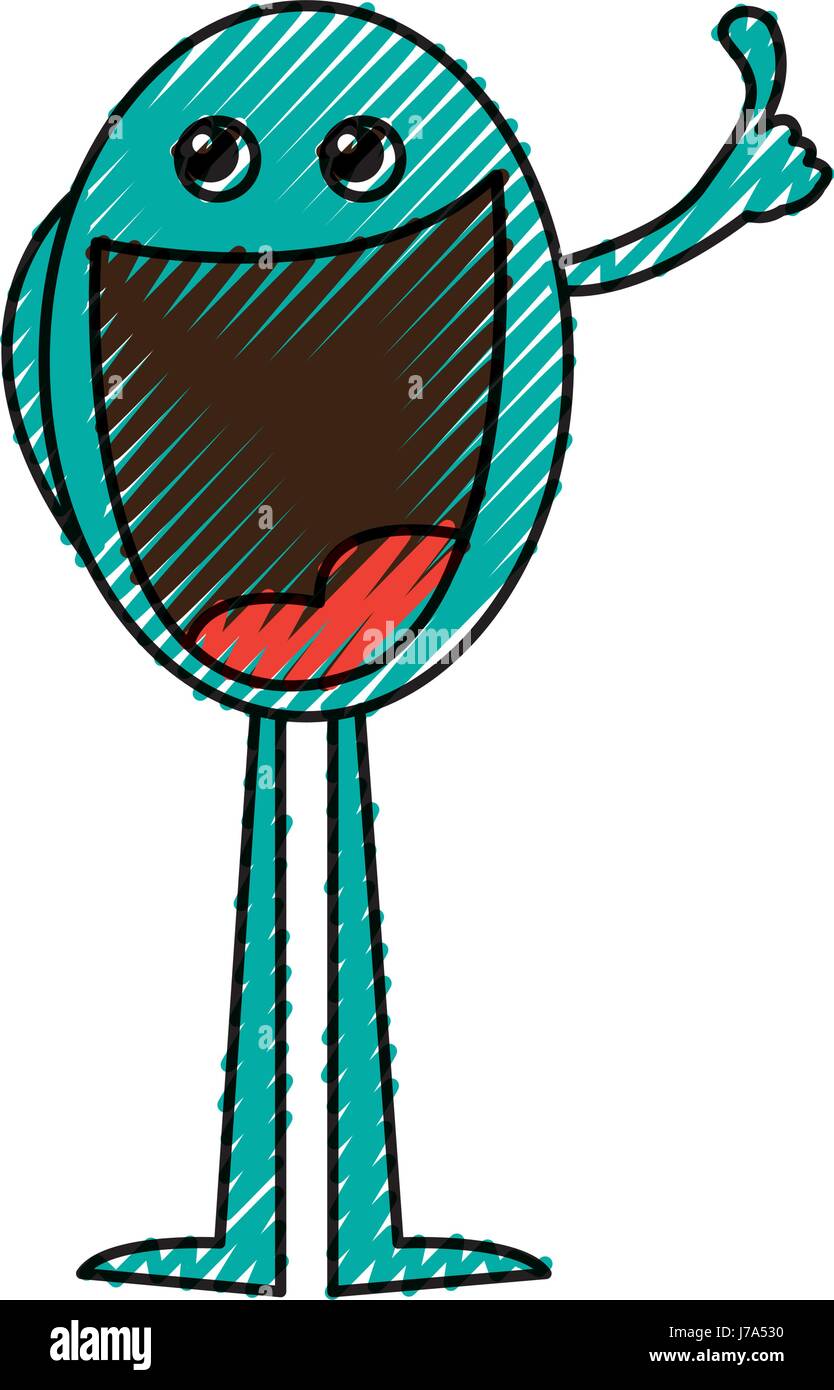 happy emogy face kawaii character Stock Vector Image & Art - Alamy