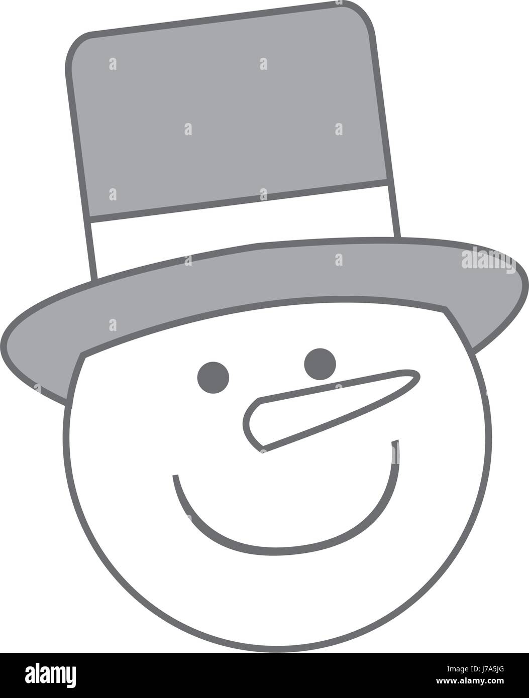 snowman comic character icon Stock Vector Image & Art - Alamy