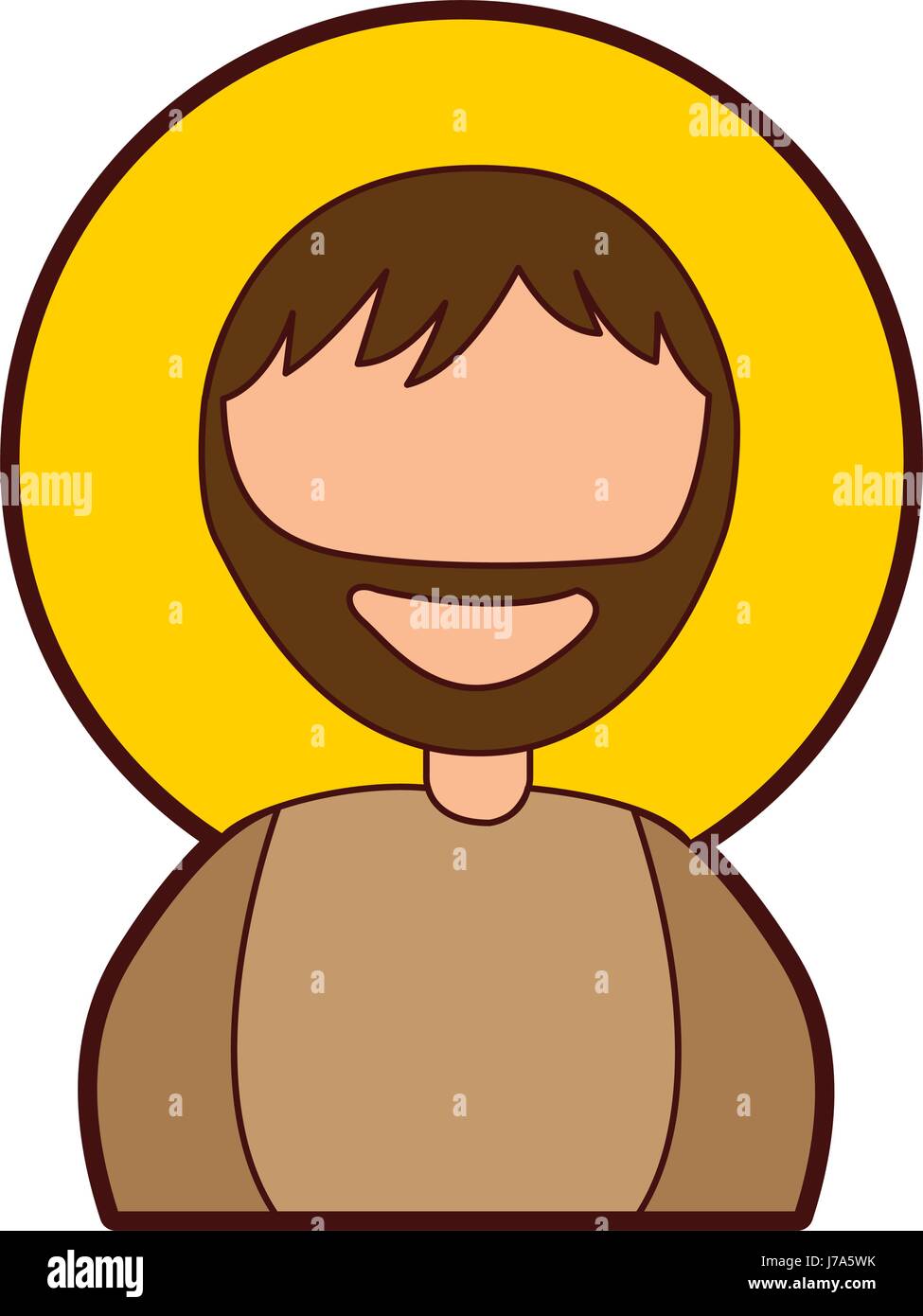 saint joseph manger character Stock Vector Image & Art - Alamy