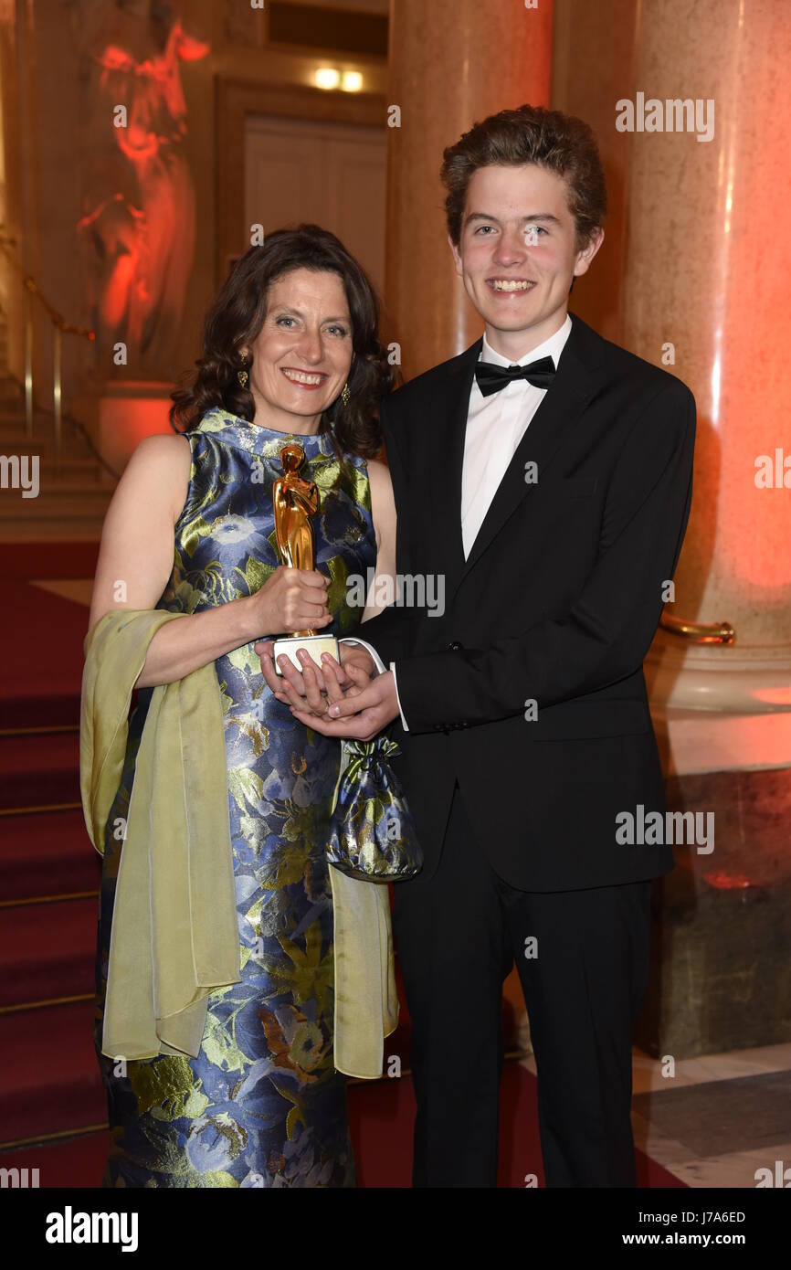 Kurier Romy 2017 at Hofburg. Featuring: Ruth Rieser, Leonard Rieser ...