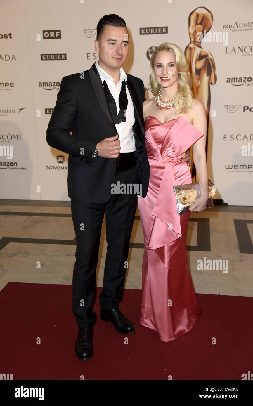 Kurier Romy 2017 at Hofburg. Featuring: Andreas Gabalier, Silvia ...