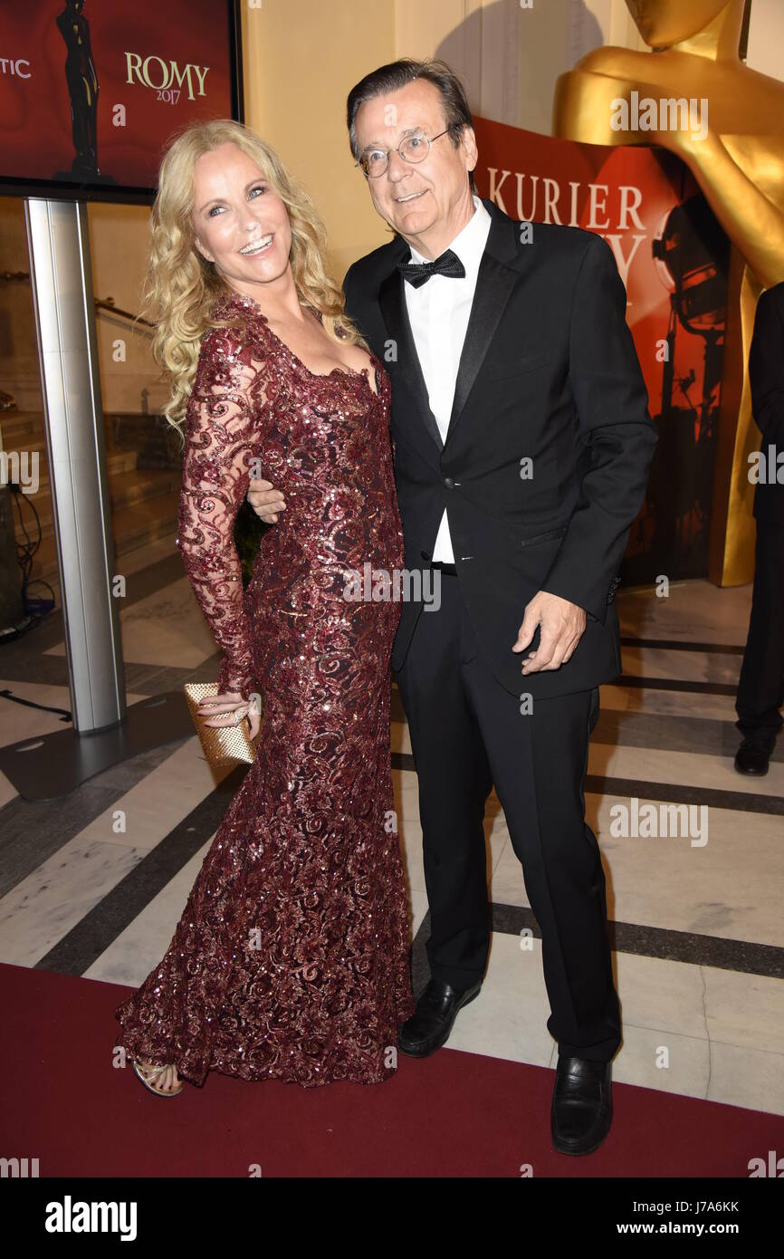 Kurier Romy 2017 at Hofburg. Featuring: Katja Burkard, Hans Mahr Where ...