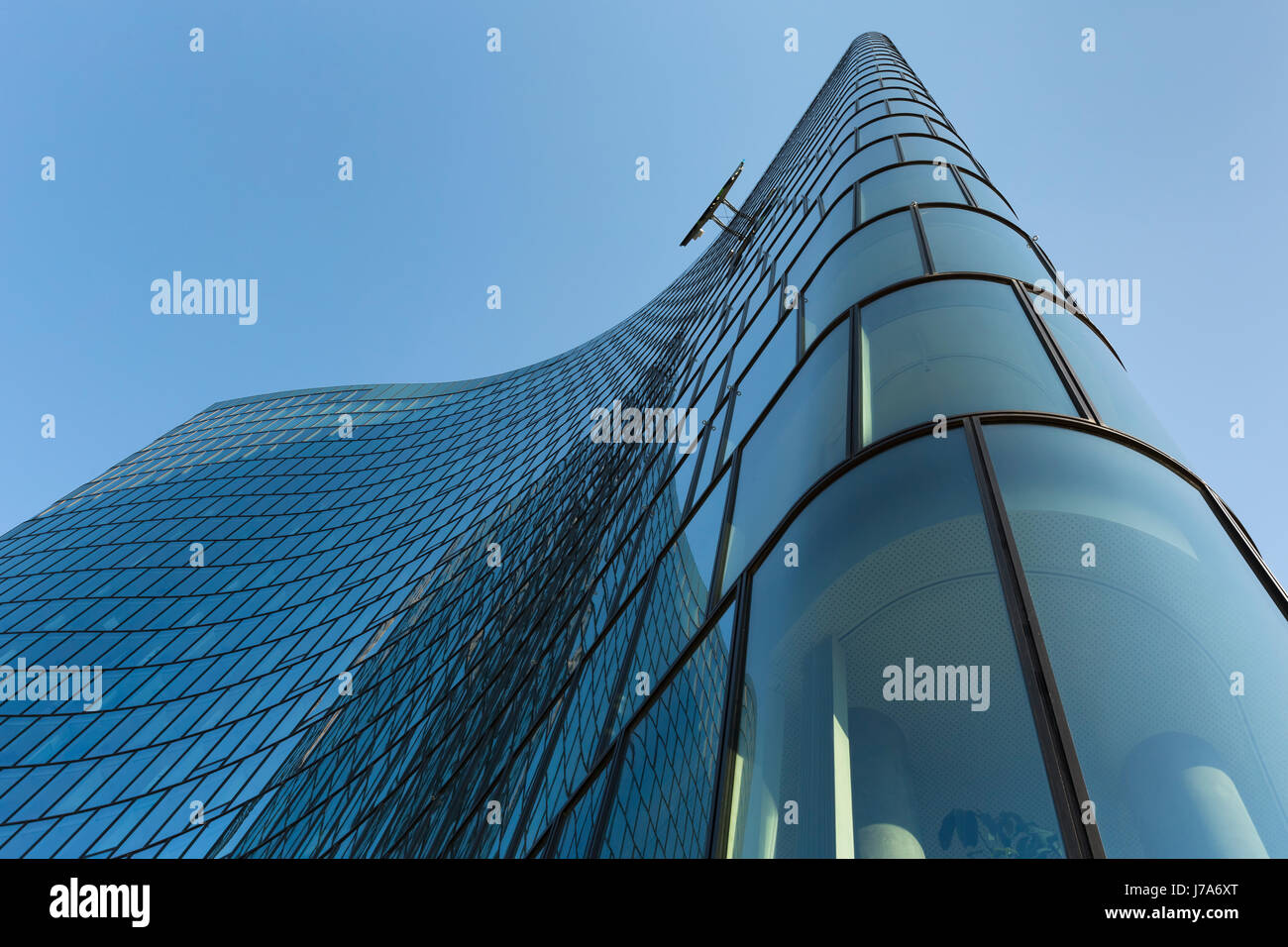 Austria, Vienna, modern architecture, OMV headquarters Stock Photo - Alamy