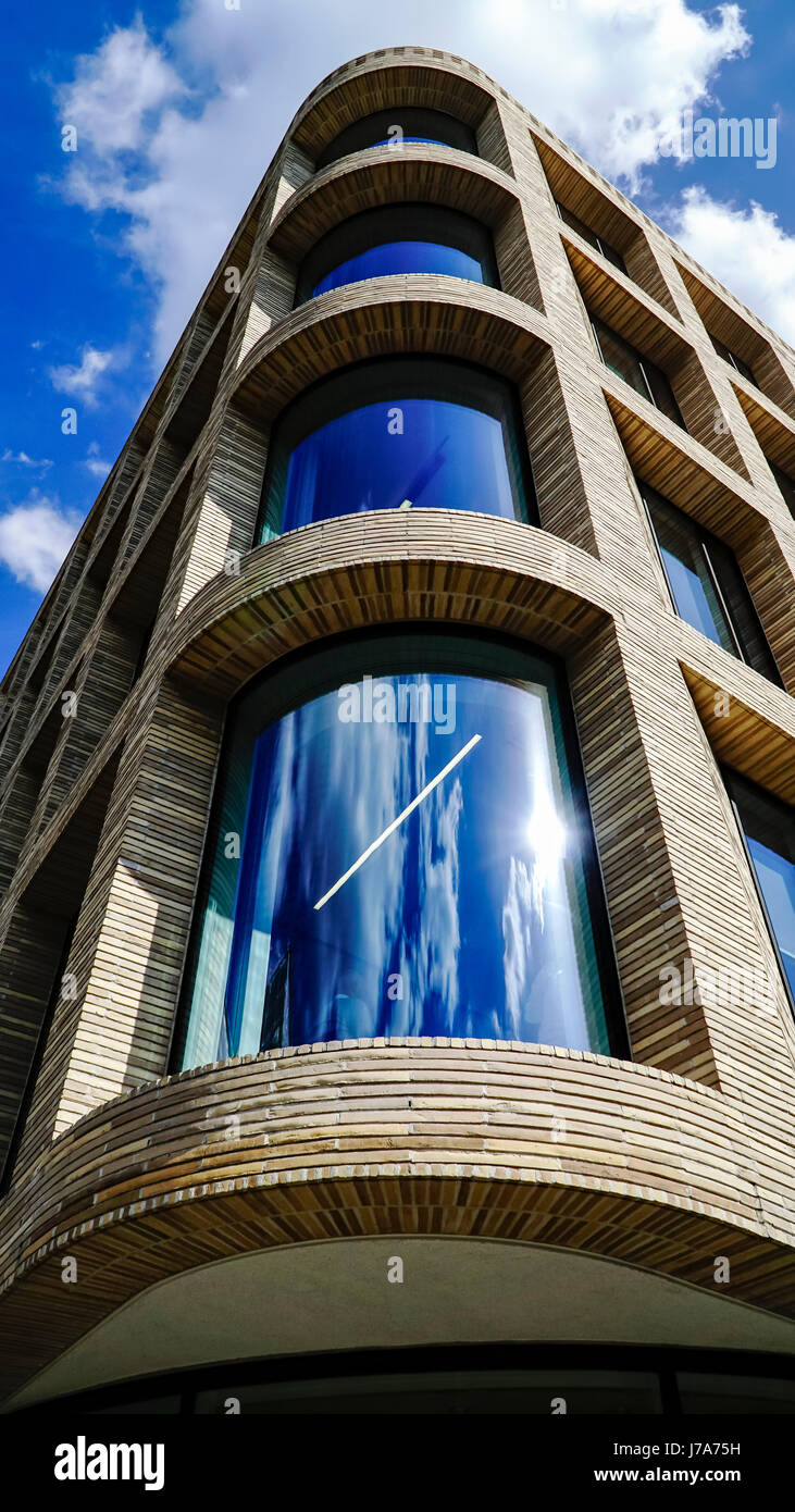 UK, England, London, corner of modern office building Stock Photo - Alamy