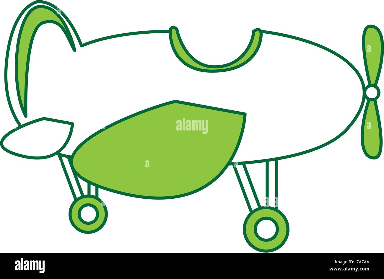 cute airplane flying icon Stock Vector Image & Art - Alamy