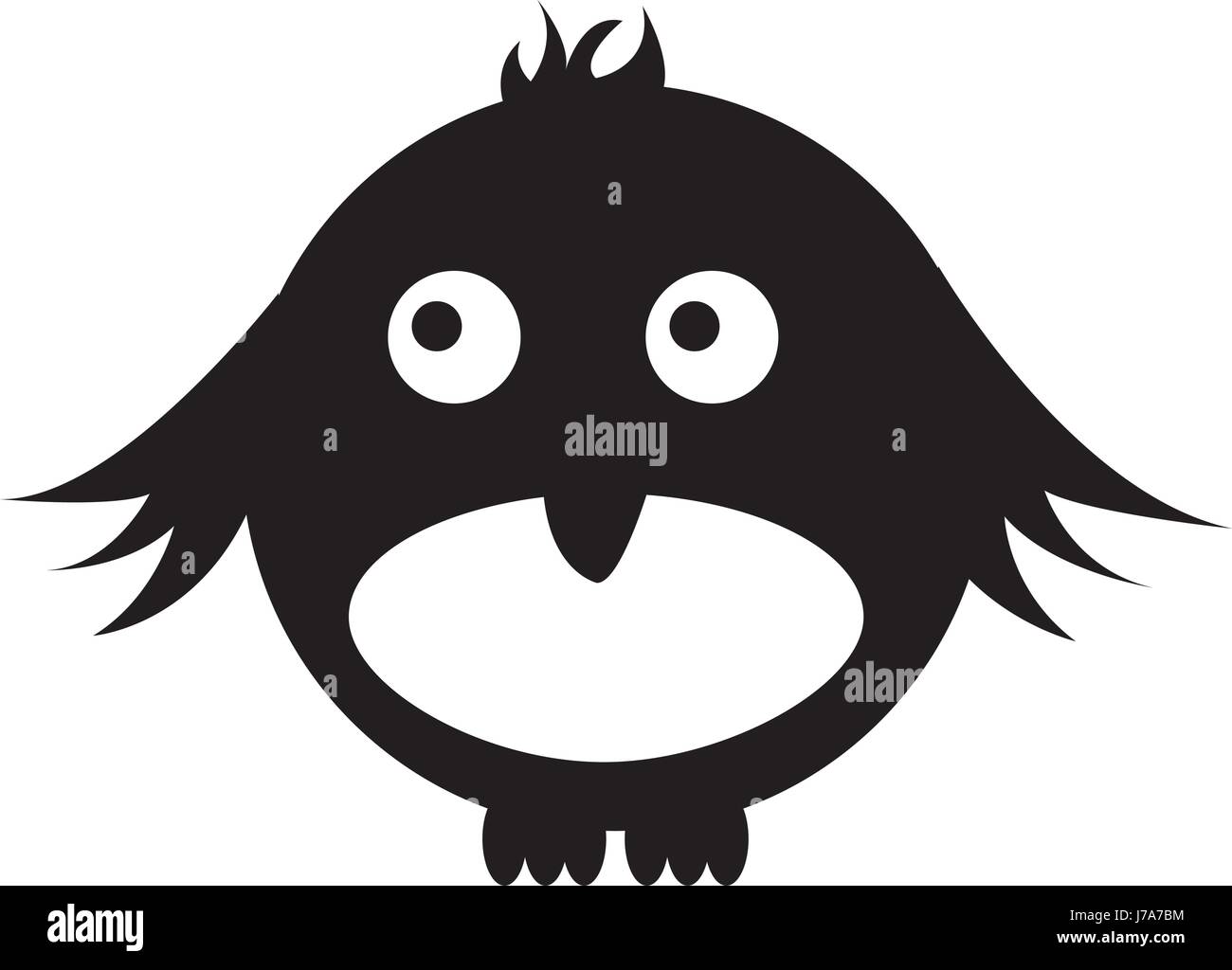 cute bird comic character Stock Vector Image & Art - Alamy