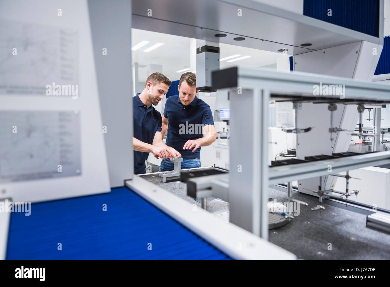 Two men in testing room hi-res stock photography and images - Alamy