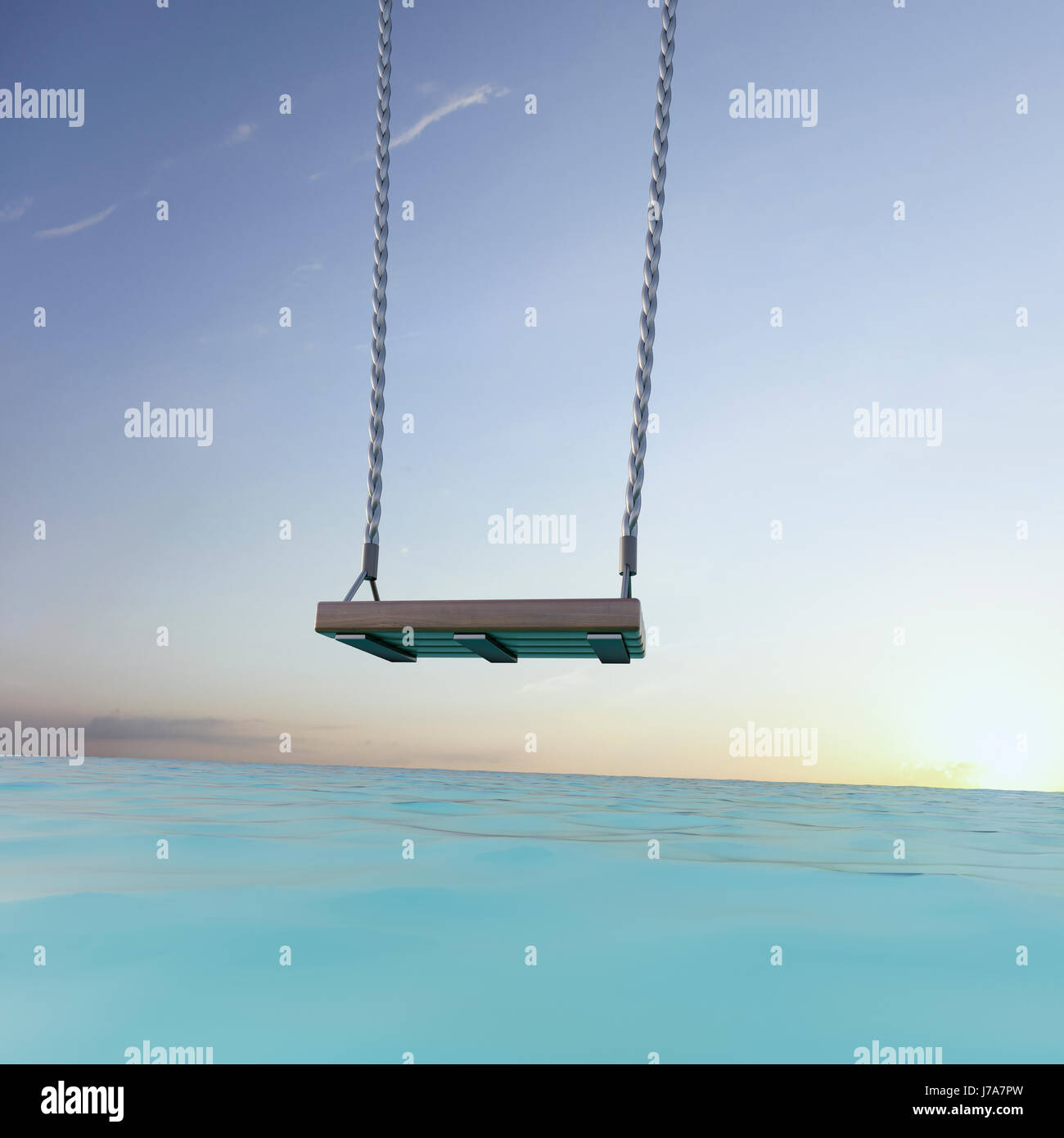 3d sunset hi-res stock photography and images - Alamy