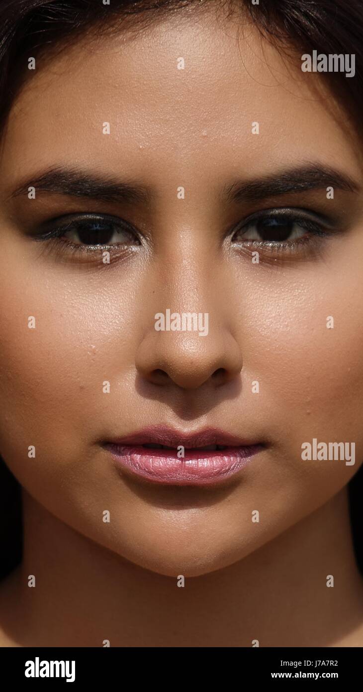 Female Teenager Face Stock Photo - Alamy