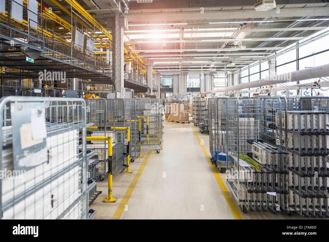Factory shop floor Stock Photo - Alamy