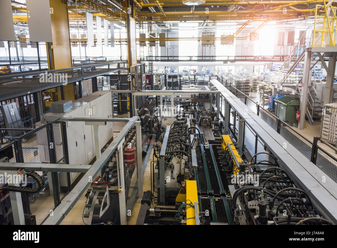 Factory shop floor Stock Photo - Alamy