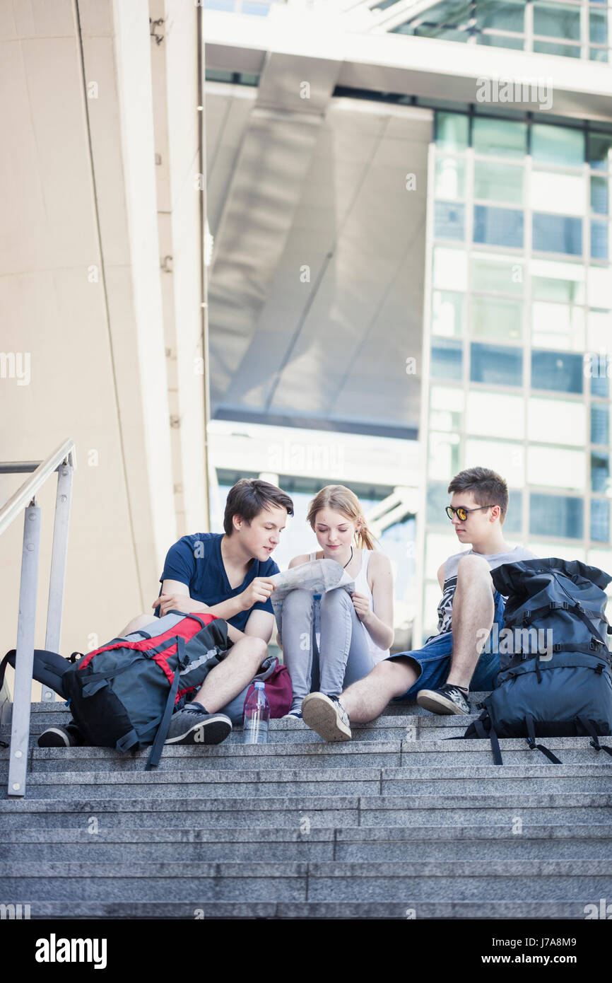 Boys Exploring Map High Resolution Stock Photography and Images - Alamy