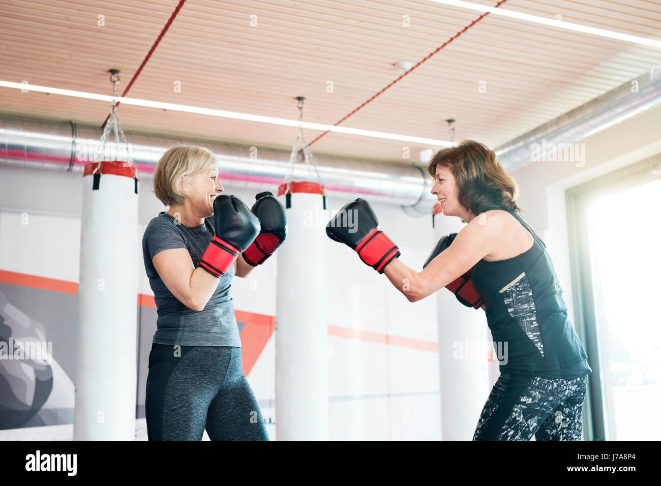 Women boxing match hi-res stock photography and images - Alamy