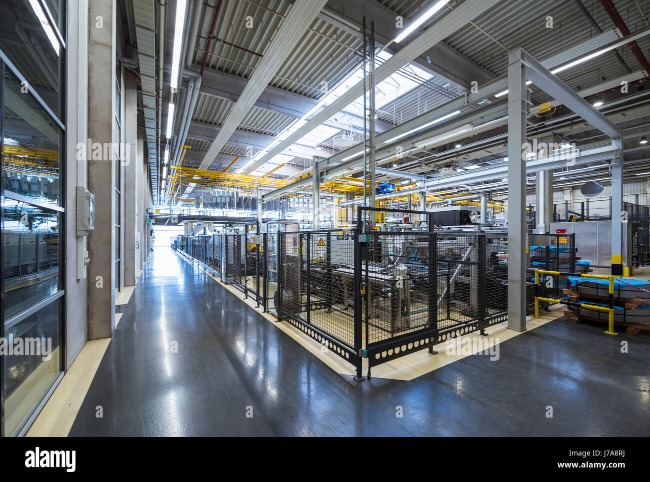 Factory shop floor Stock Photo - Alamy