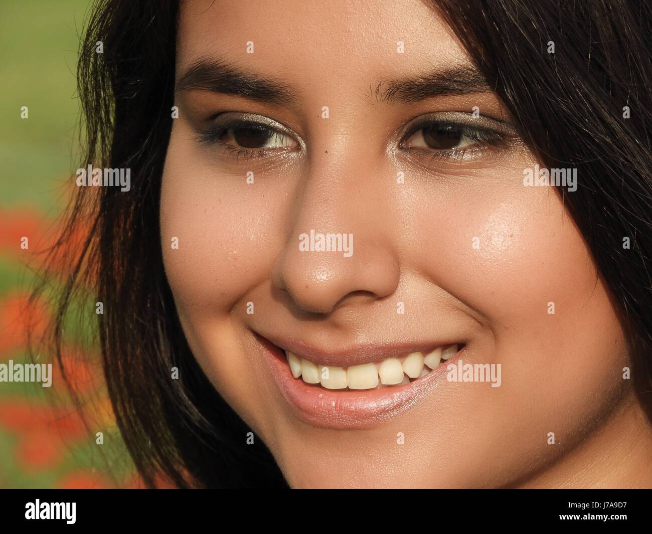 Face girl teenager hi-res stock photography and images - Alamy
