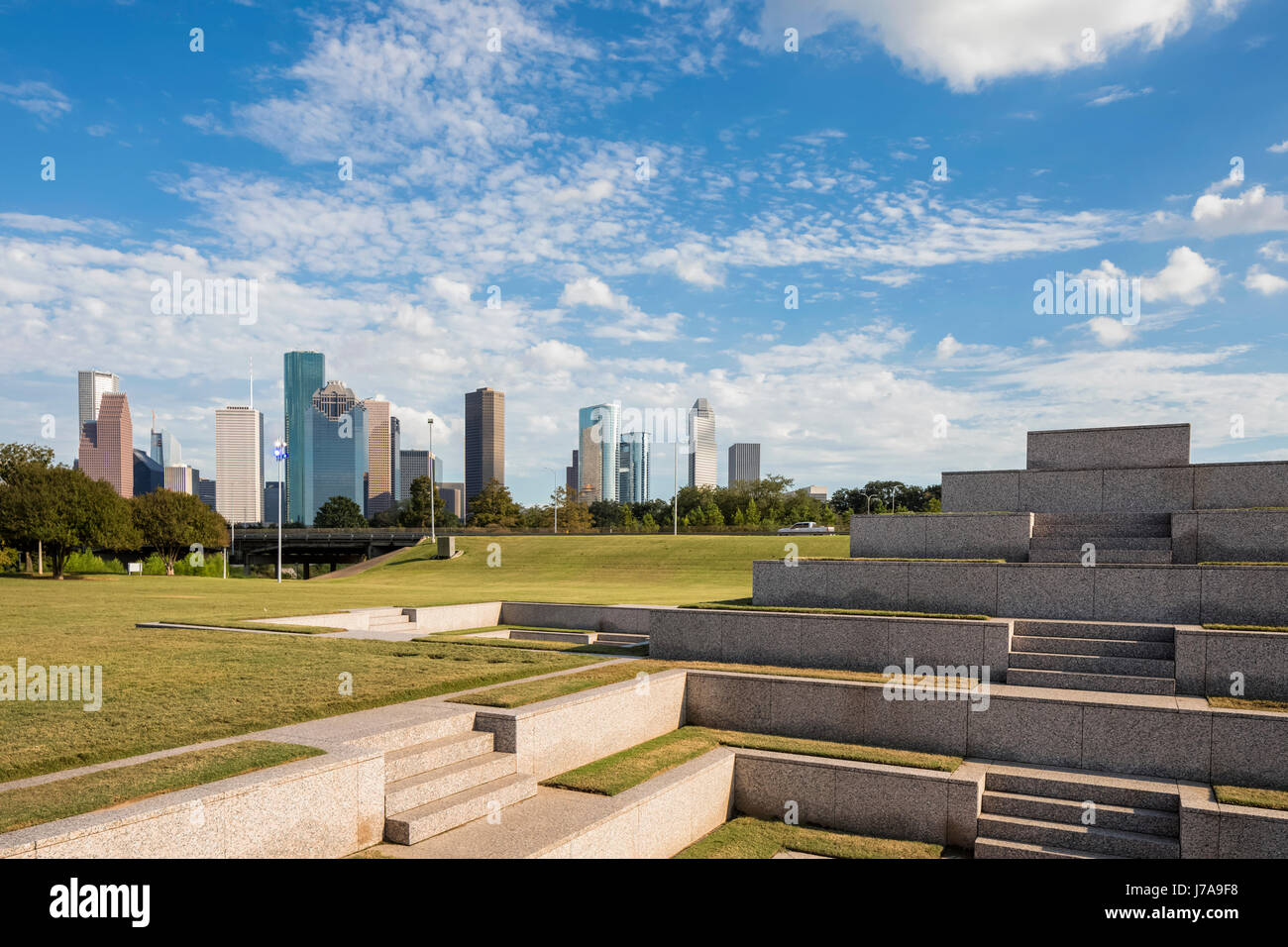 USA, Texas, Houston, Houston Police Officers Memorial Stock Photo - Alamy