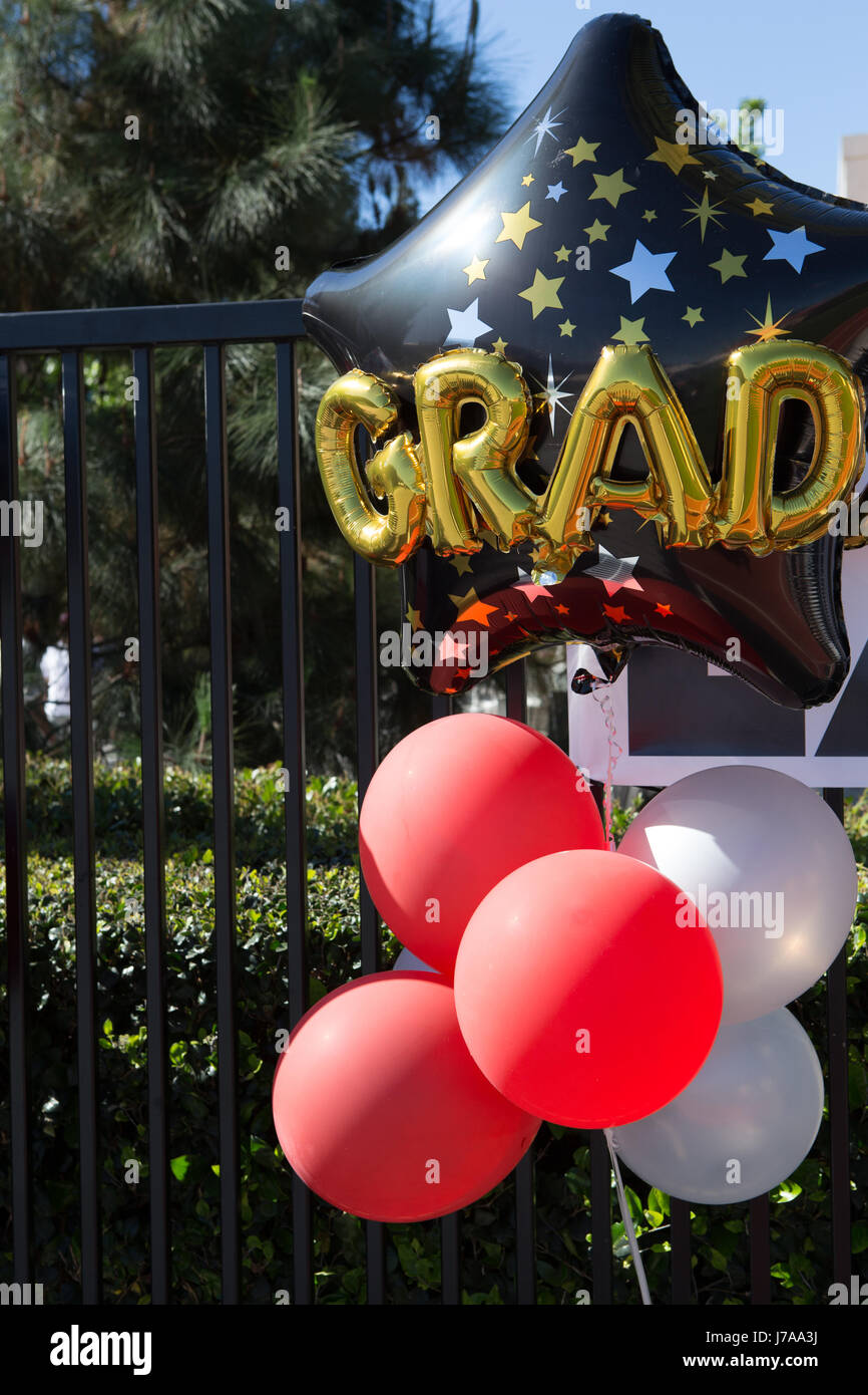Graduation Balloons High Resolution Stock Photography and Images - Alamy