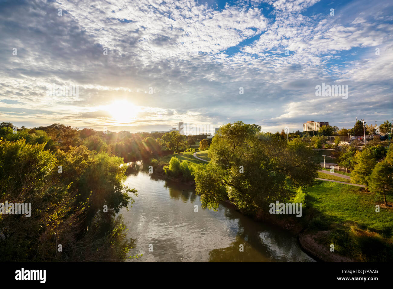 USA, Texas, Houston, Buffalo Bayou Stock Photo - Alamy