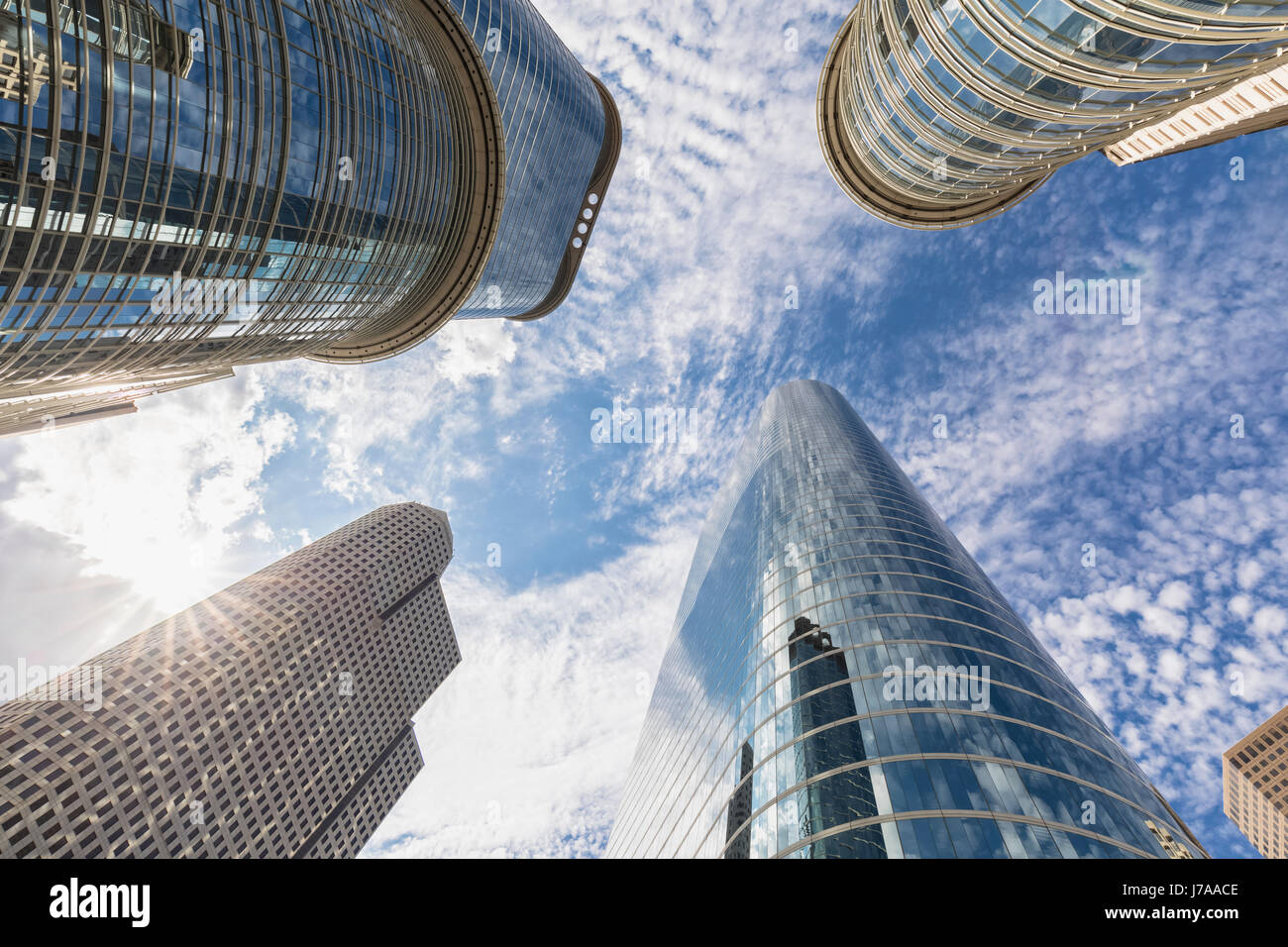 USA, Texas, Houston, 1400 Smith Street, Chevron Building Stock Photo ...