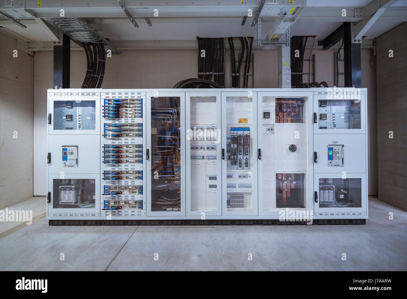 Buffer storage of a photovoltaic plant Stock Photo - Alamy