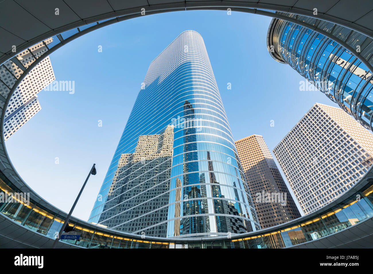 USA, Texas, Houston, 1400 Smith Street, Chevron Building Stock Photo ...