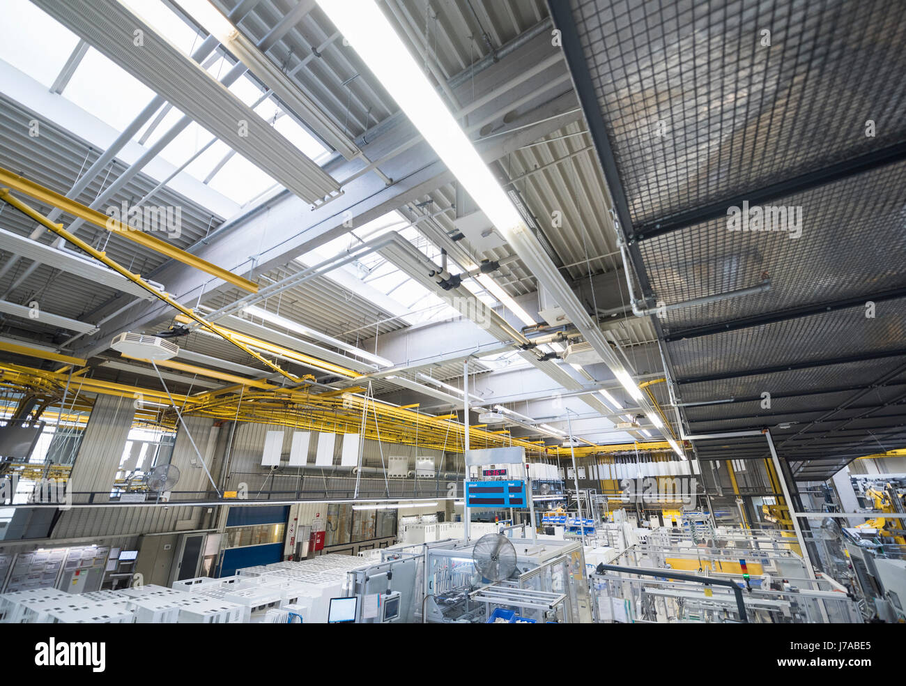 Factory shop floor Stock Photo - Alamy
