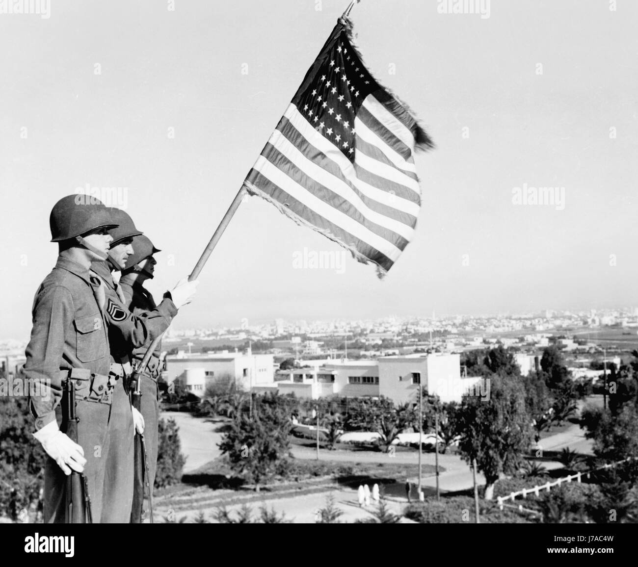 Three soldiers Black and White Stock Photos & Images - Alamy