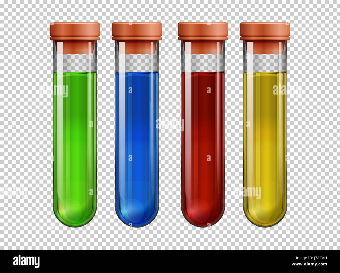 Four test tubes hi-res stock photography and images - Alamy