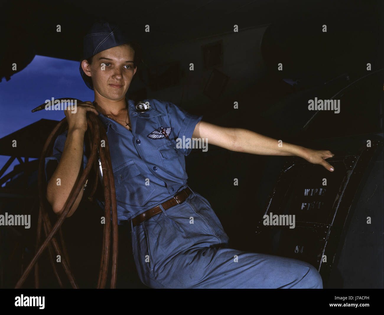 A cowler under civil service at Naval Air Station Corpus Christi, Texas ...