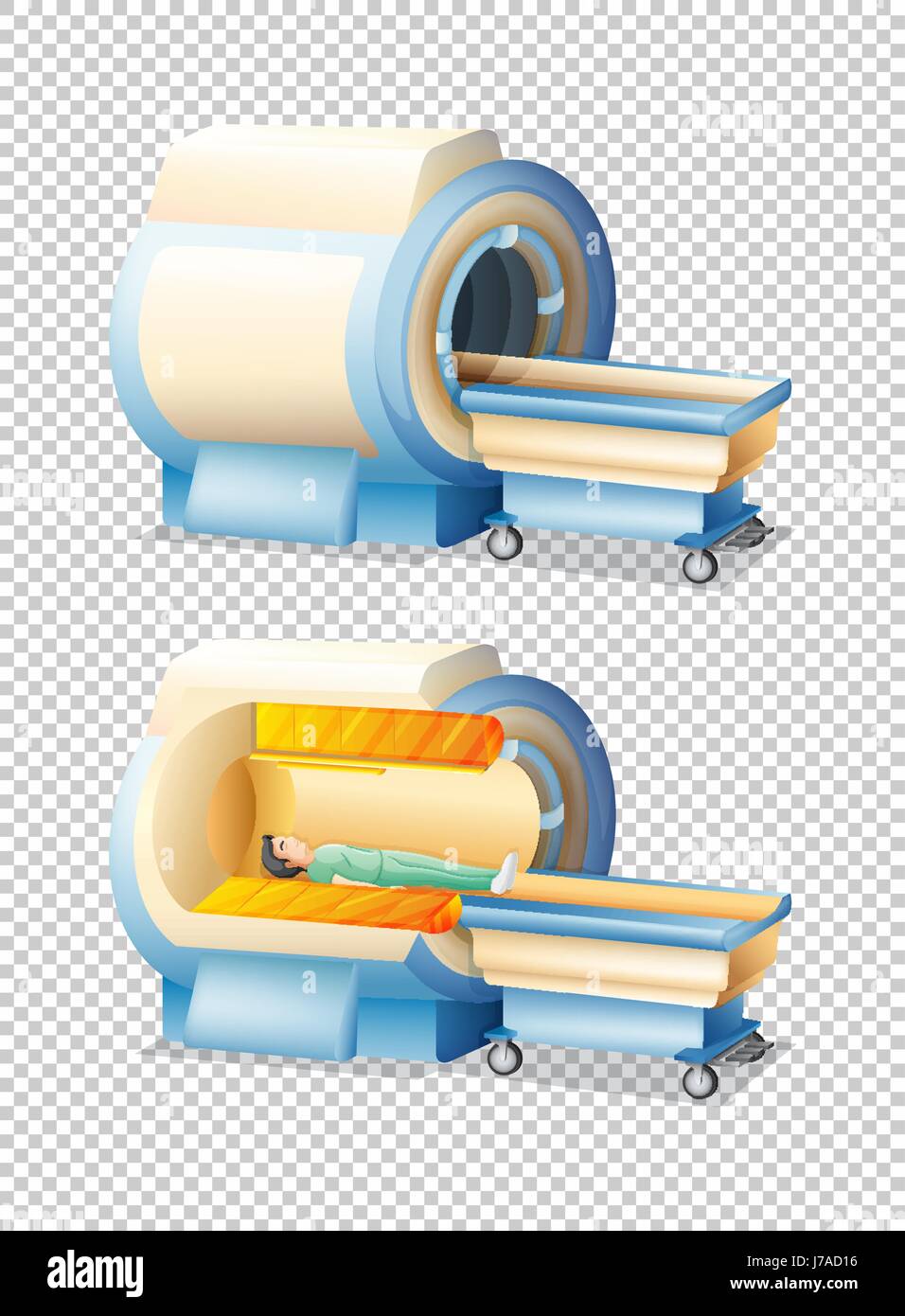 Mri scan Stock Vector Images - Alamy