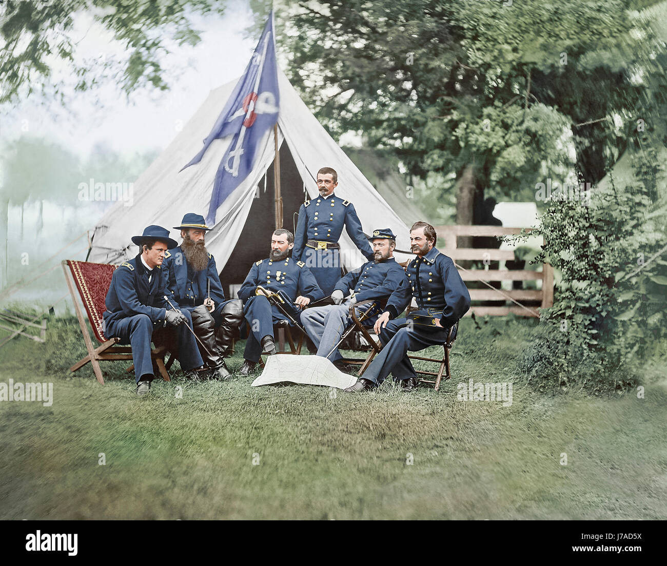 American civil war generals hi-res stock photography and images - Alamy