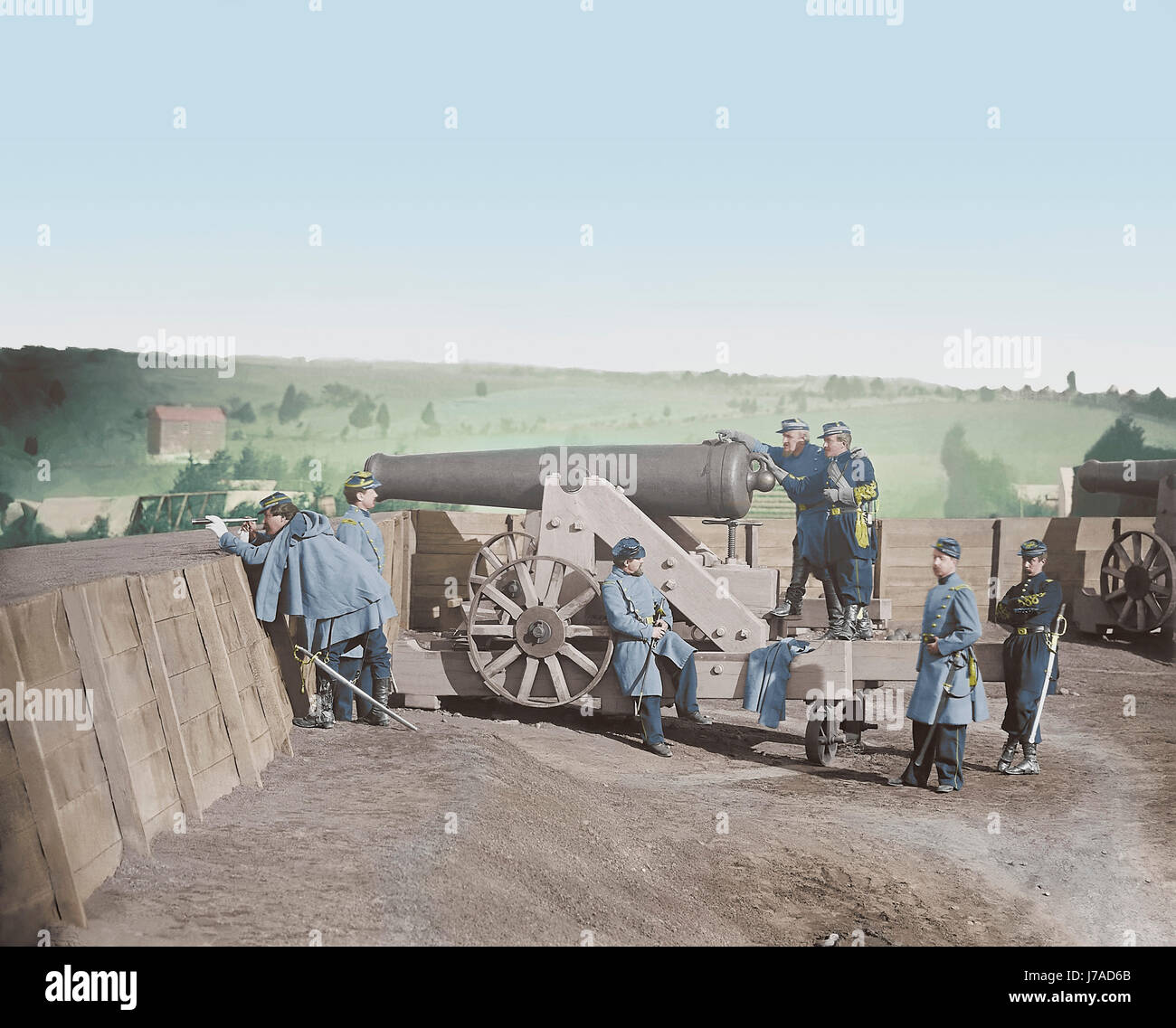 American civil war cannon hi-res stock photography and images - Alamy