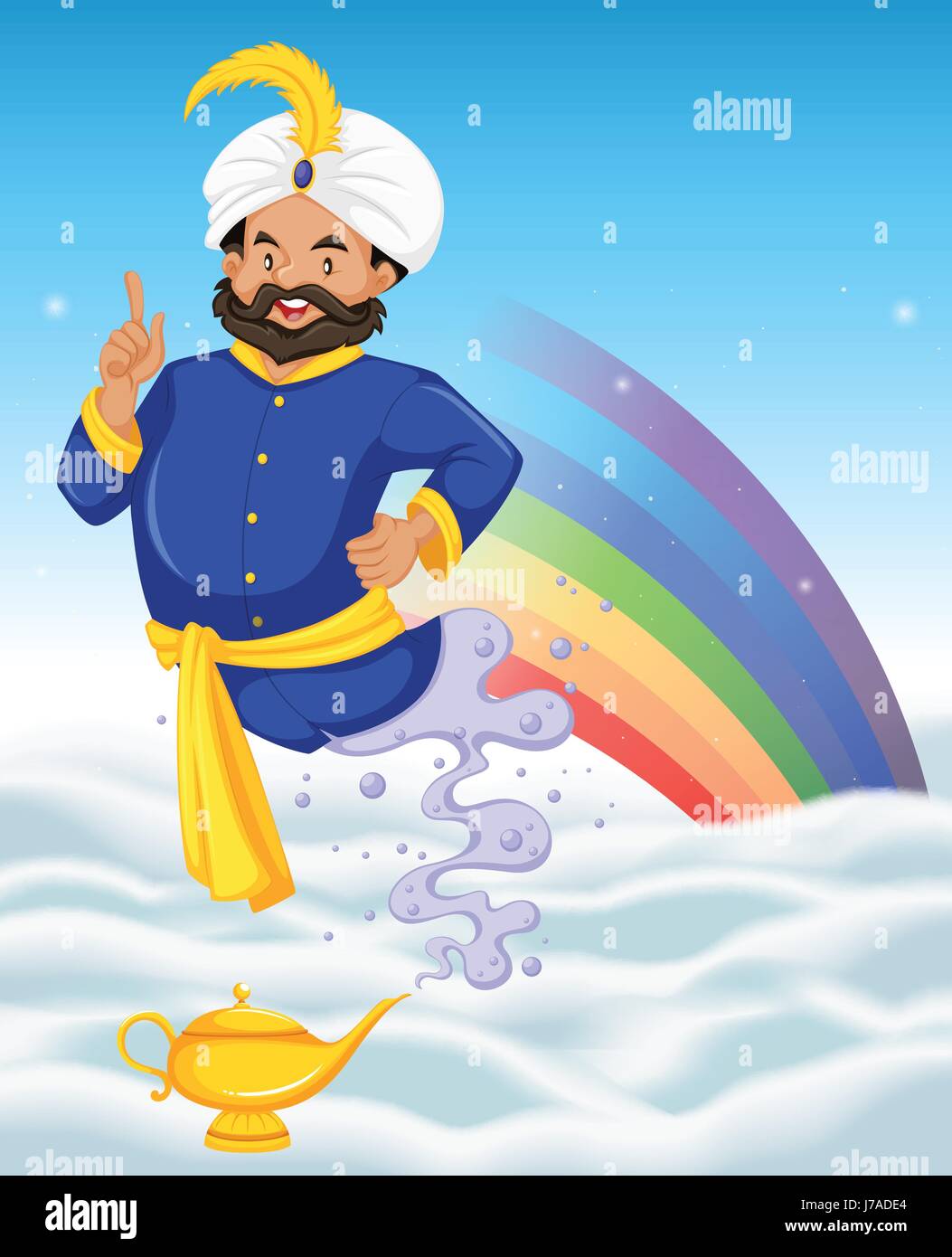 Genie rainbow hi-res stock photography and images - Alamy