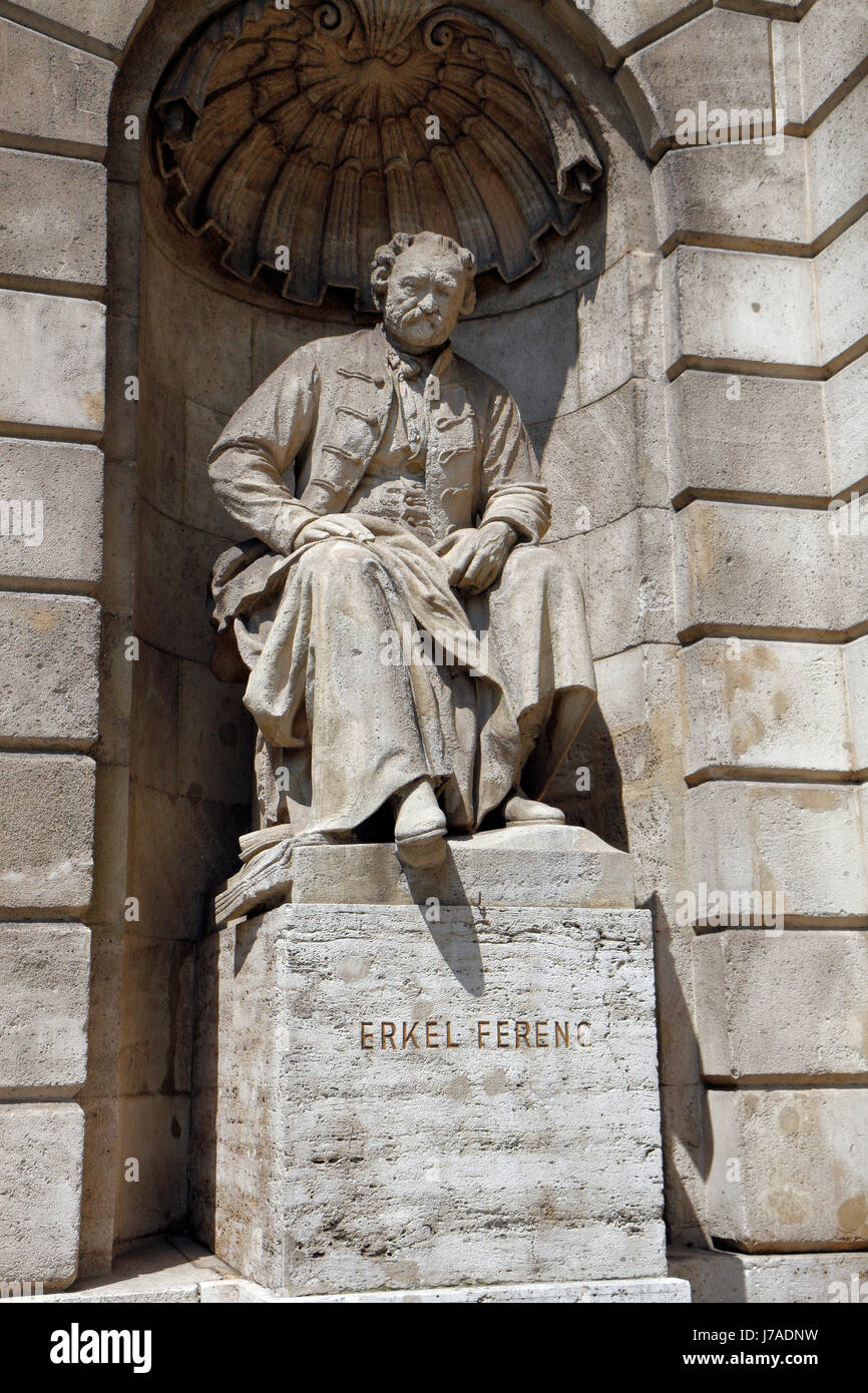 Statue of Erkel Ferenc, Hungarian State Opera House (Magyar Allami ...