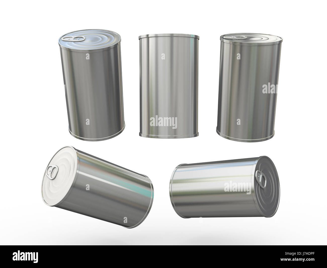 General can packaging with white blank label for variety food product ...