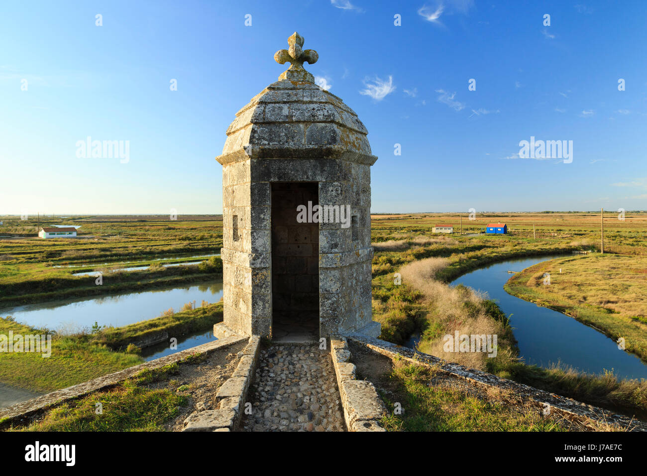 France, Charente Maritime, Hiers Brouage, Citadel of Brouage, walls and ...
