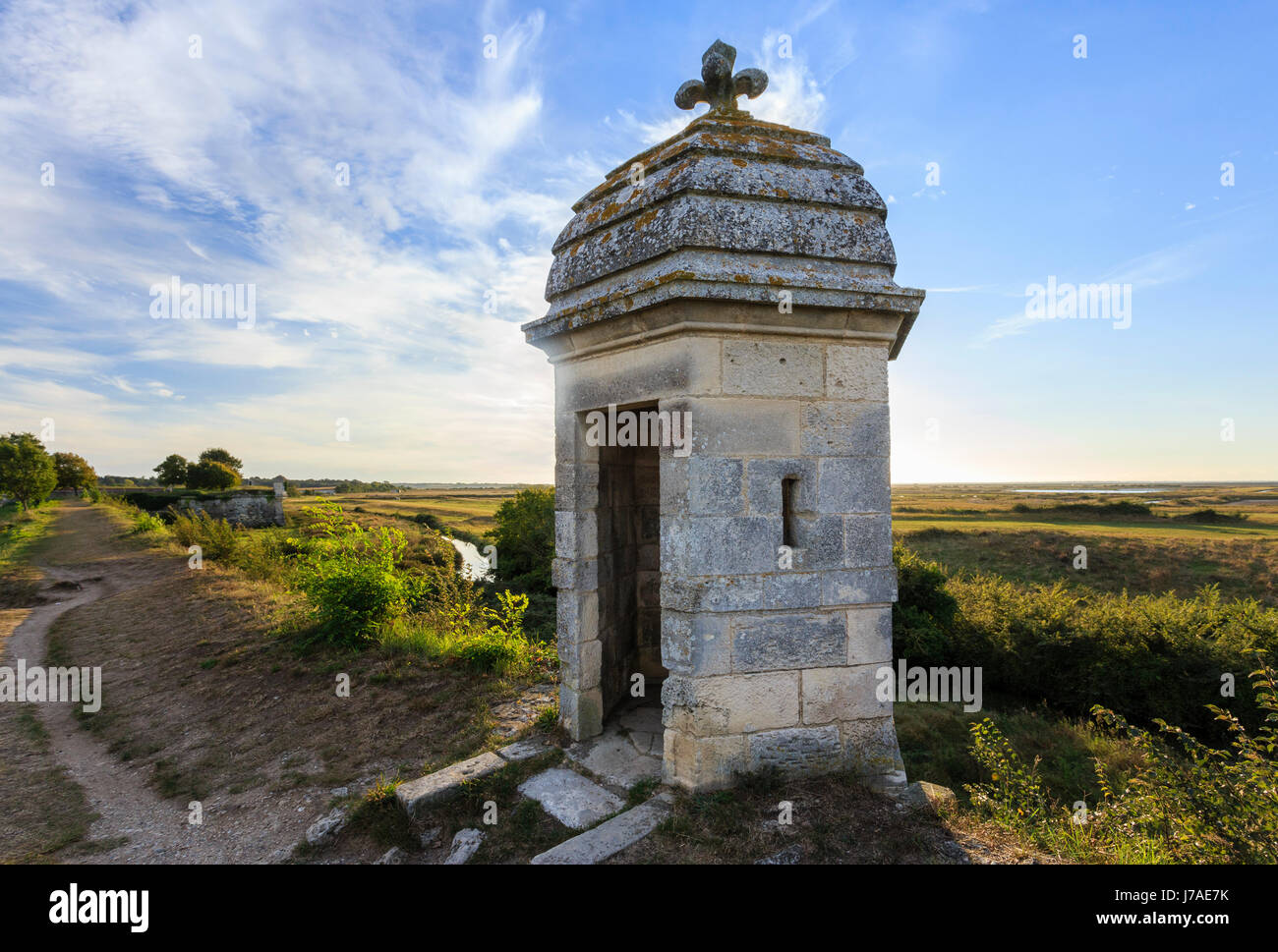 France, Charente Maritime, Hiers Brouage, Citadel of Brouage, walls and ...
