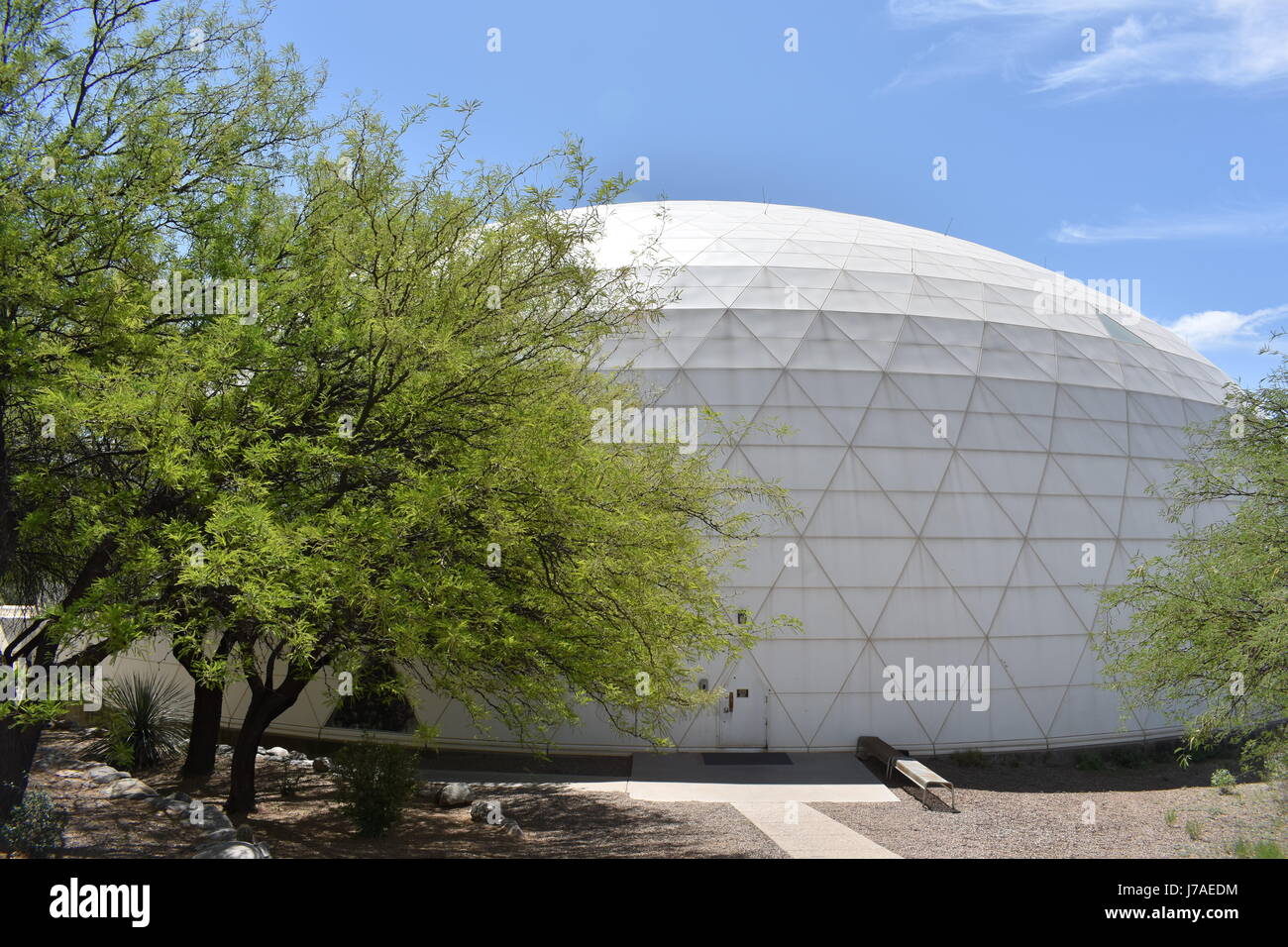 Exterior view of the Biosphere 2, Arizona, U.S.A Stock Photo - Alamy
