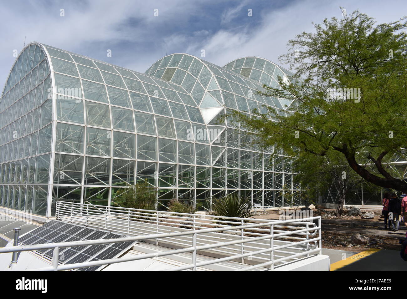 Exterior view of the Biosphere 2, Arizona, U.S.A Stock Photo - Alamy