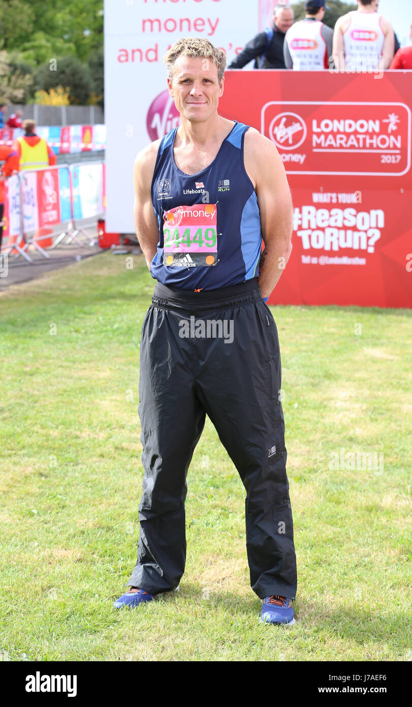 Photocall at the London Marathon 2017 Featuring: James Cracknell Where ...