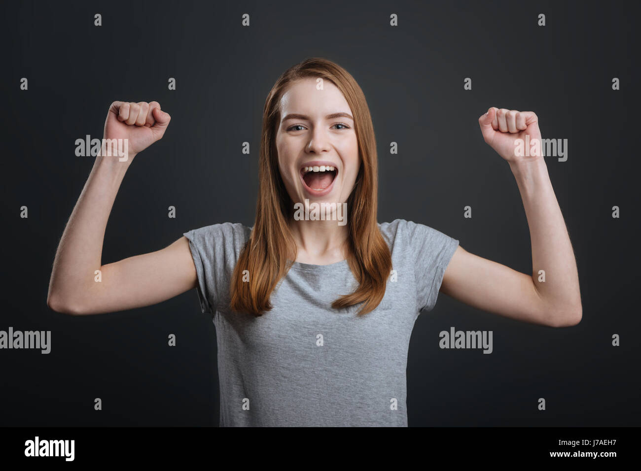 Energetic facial expression hi-res stock photography and images - Alamy