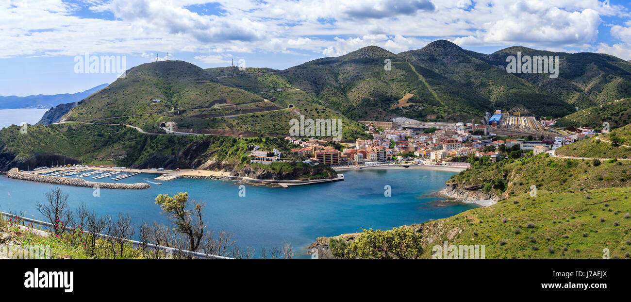 Spain, Catalonia, Costa Brava, Portbou Stock Photo - Alamy