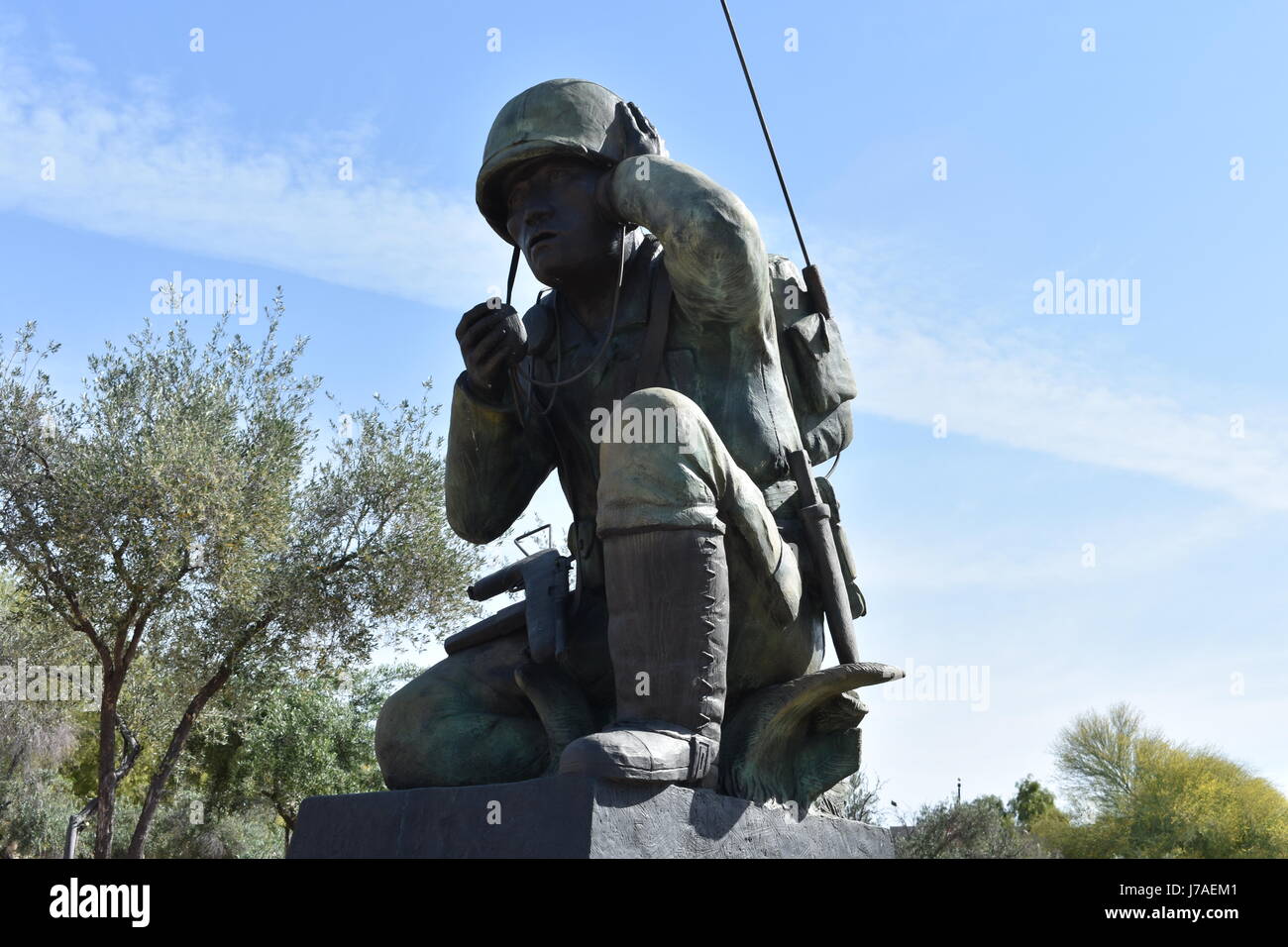 Bronze phoenix statue in phoenix hi-res stock photography and images ...