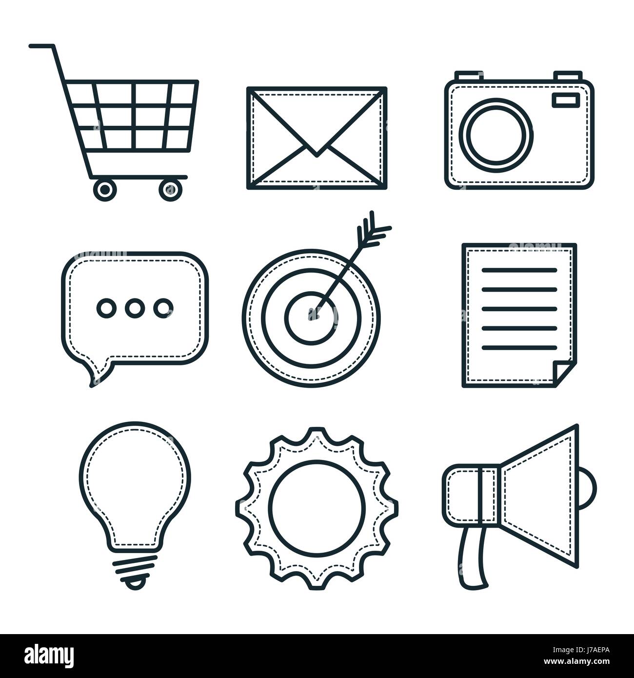Hand drawn objects design Stock Vector Image & Art - Alamy