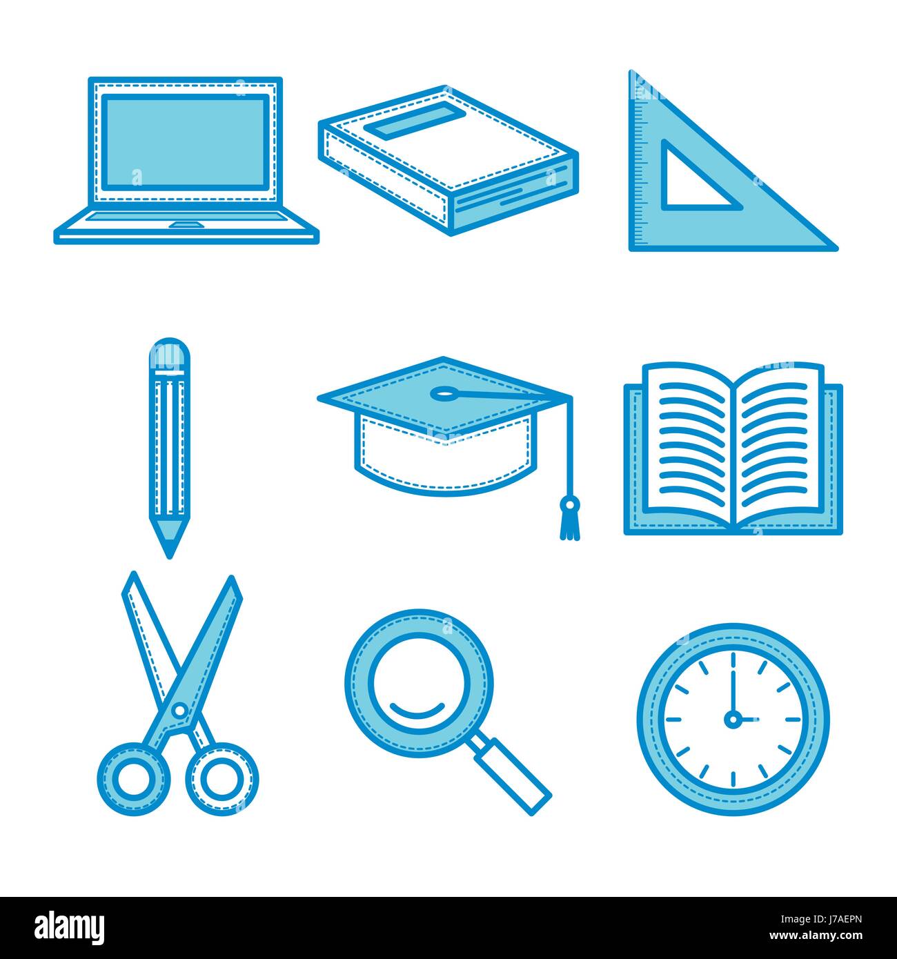 Group studying notes Stock Vector Images - Alamy